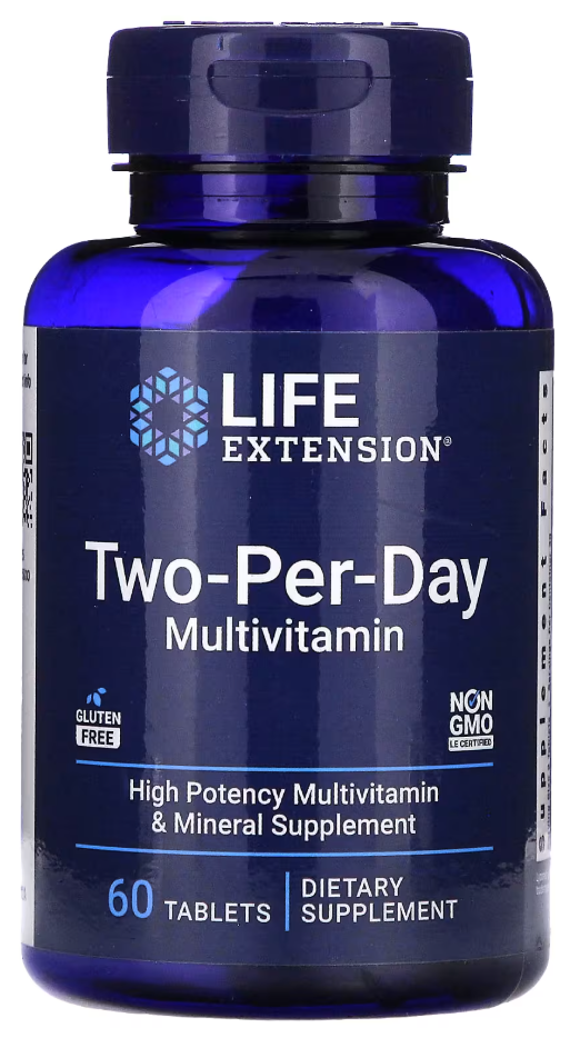Two Per Day 60 Capsulas Life Extension - Life Extension - Marcas